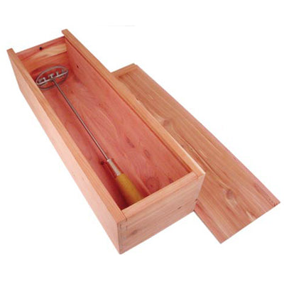 Cedar Branding Iron Storage Box – Standard Size – Branding Irons Unlimited